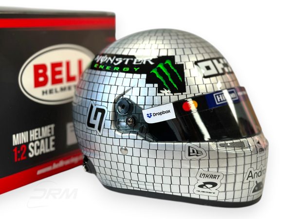 Lando Norris 2025 McLaren Miami GP Disco Ball Bell 1:2 Helmet – Black ...